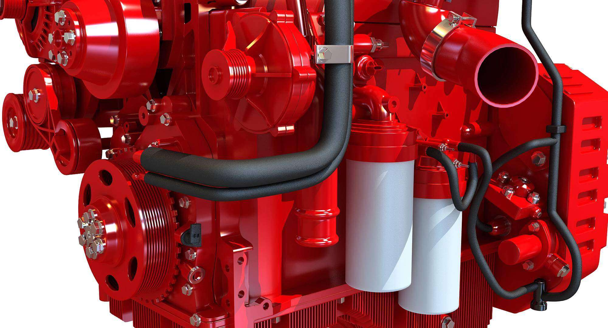 Heavy Duty Diesel Engine - 3D Model by 3D Horse