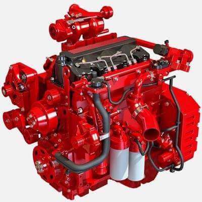 Heavy Duty Diesel Engine - 3D Model by 3D Horse