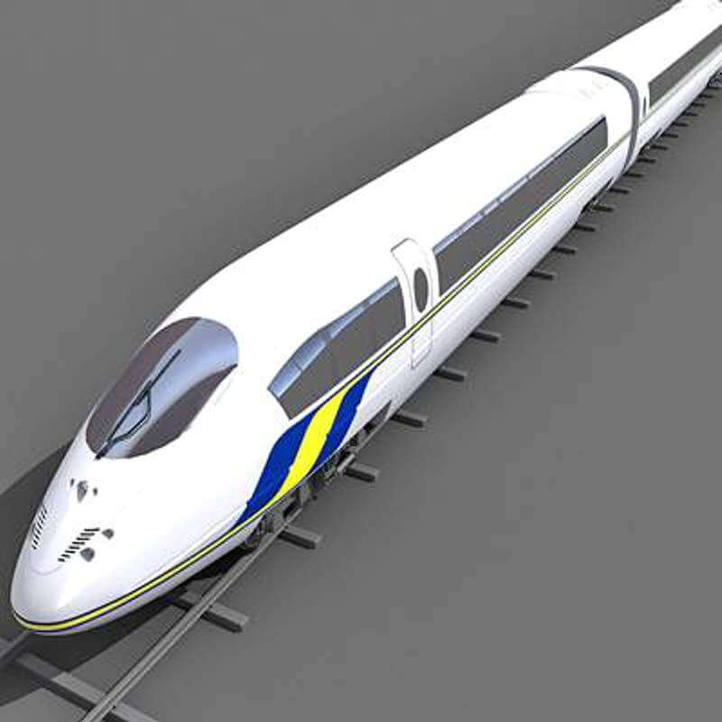 High Speed Train Set - 3D Model by 3D Horse