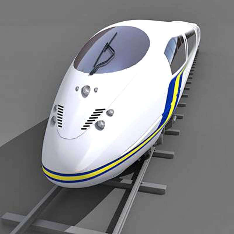 High Speed Train Set - 3D Model by 3D Horse