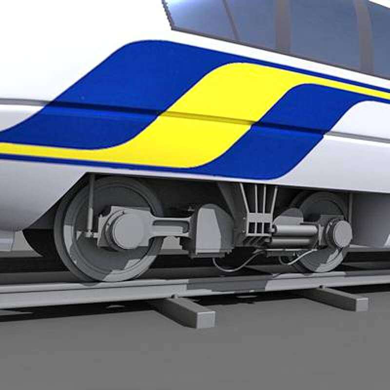 High Speed Train Set - 3D Model by 3D Horse
