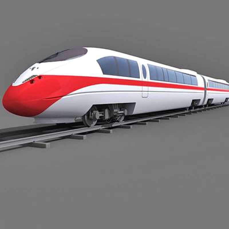High Speed Train Set - 3D Model by 3D Horse
