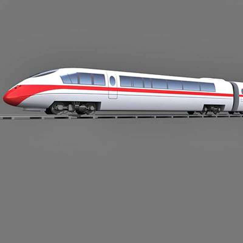 High Speed Train Set - 3D Model by 3D Horse
