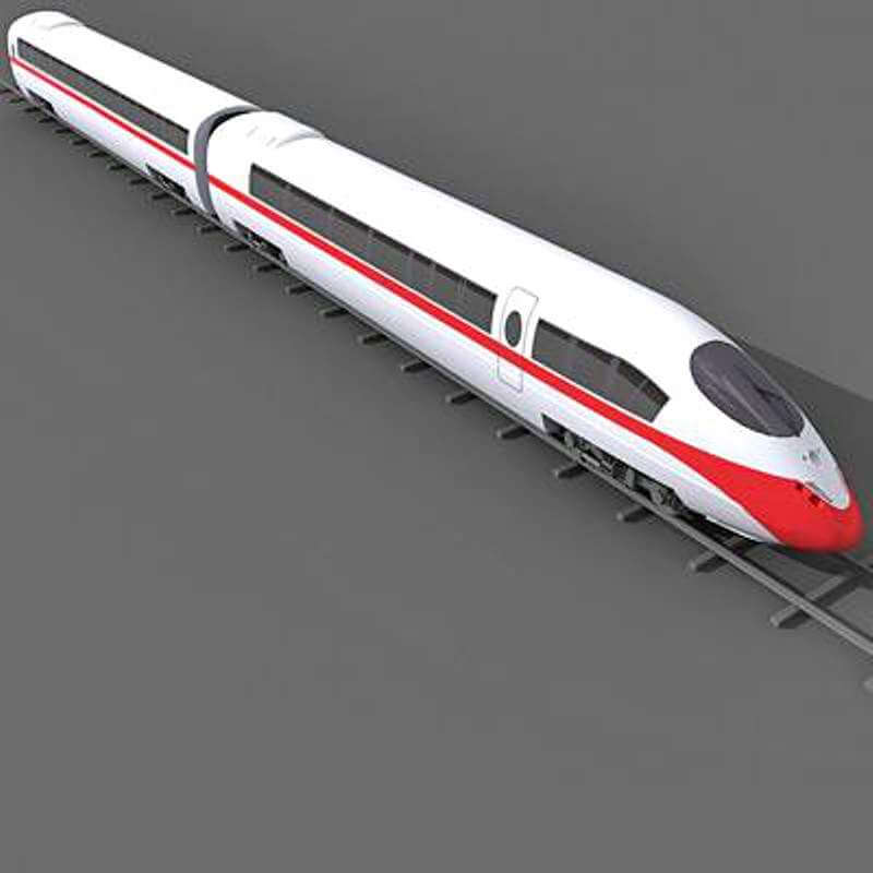 High Speed Train Set - 3D Model by 3D Horse