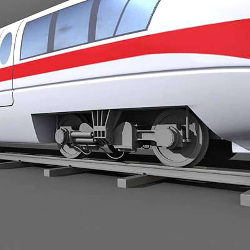 High Speed Train Set - 3D Model by 3D Horse