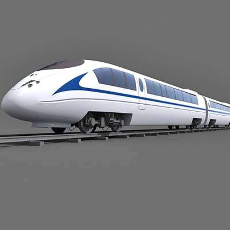 High Speed Train Set - 3D Model by 3D Horse