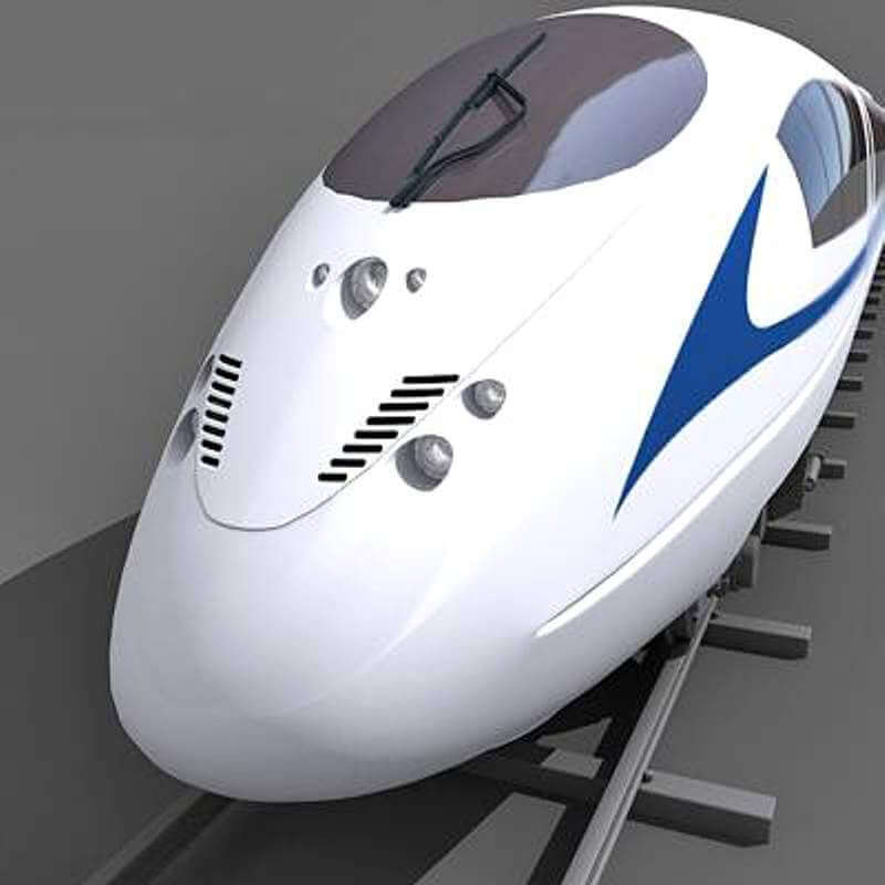 High Speed Train Set - 3D Model by 3D Horse