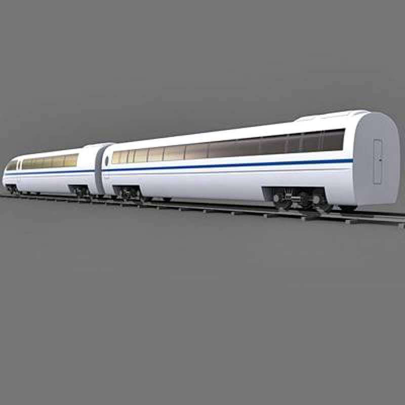 High Speed Train Set - 3D Model by 3D Horse