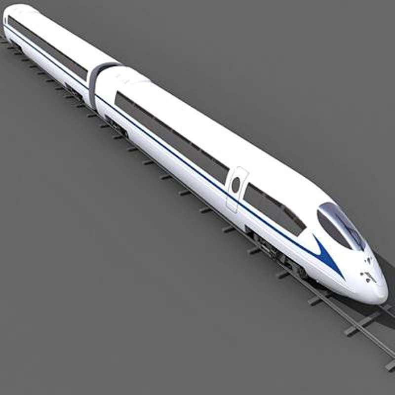 High Speed Train Set - 3D Model by 3D Horse