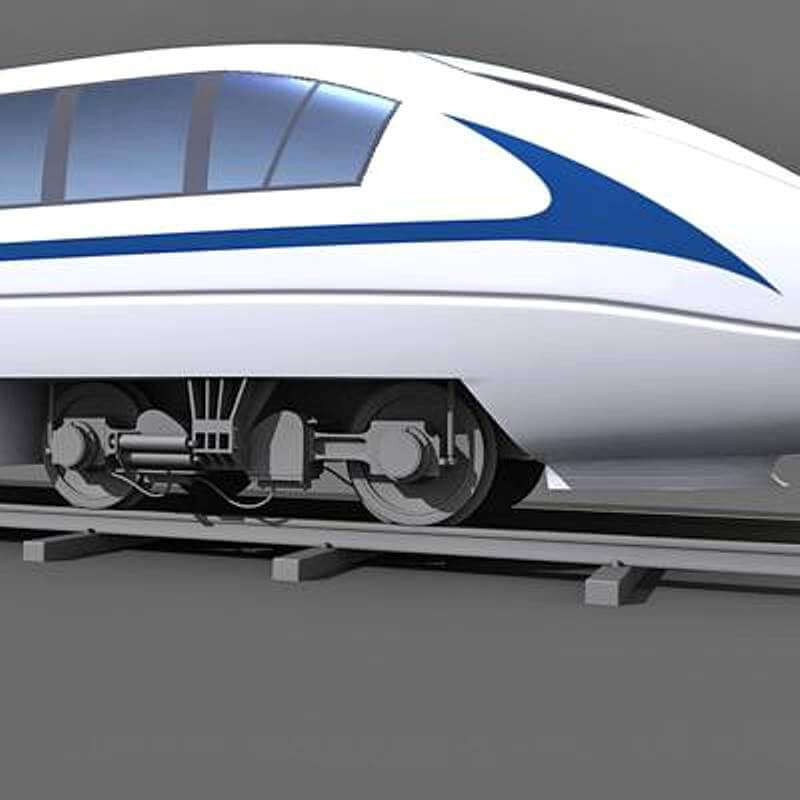 High Speed Train Set - 3D Model by 3D Horse