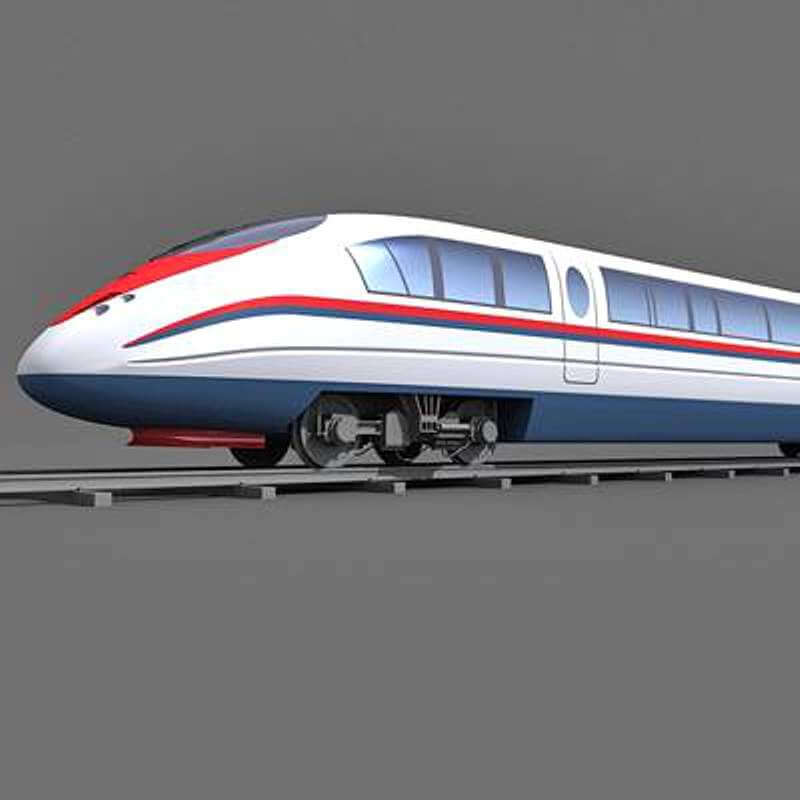 High Speed Train Set - 3D Model by 3D Horse