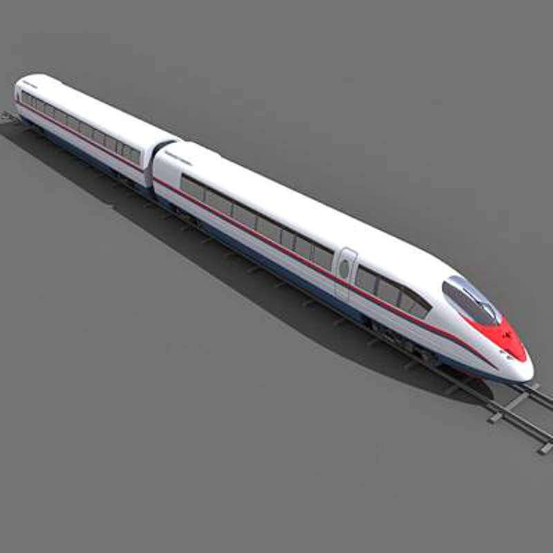 High Speed Train Set - 3D Model by 3D Horse
