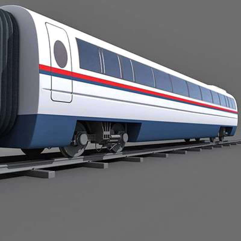 High Speed Train Set - 3D Model by 3D Horse