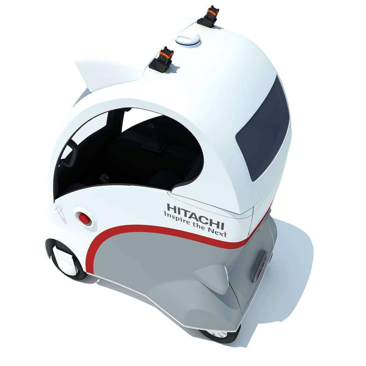 Hitachi Ropits Robot Car - 3D Model by 3D Horse