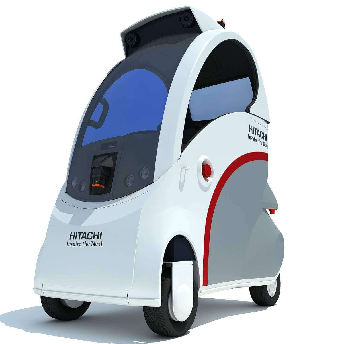 Hitachi Ropits Robot Car - 3D Model by 3D Horse
