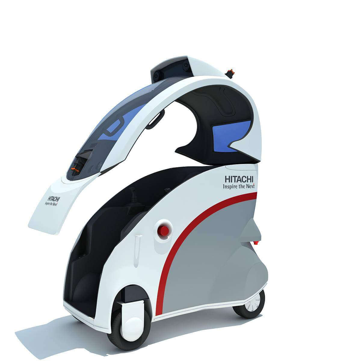 Hitachi Ropits Robot Car - 3D Model by 3D Horse