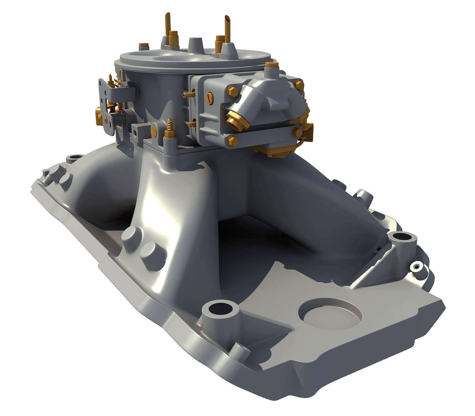 Holley Carburetor - 3D Model by 3D Horse