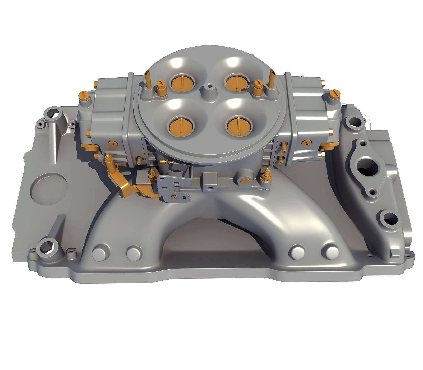 Holley Carburetor - 3D Model by 3D Horse