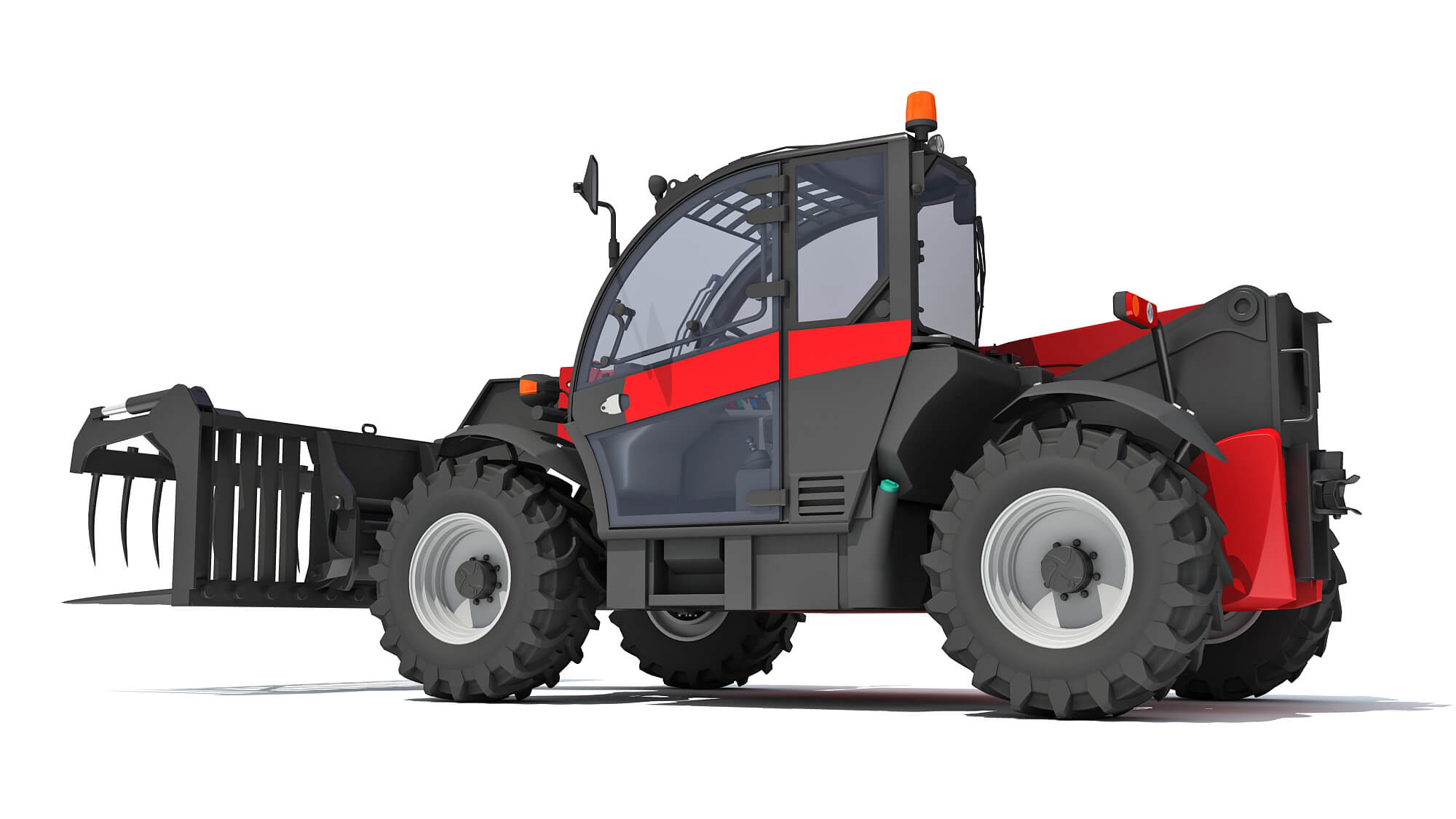 Hydraulic Telehandler Forklift - 3D Model by 3D Horse