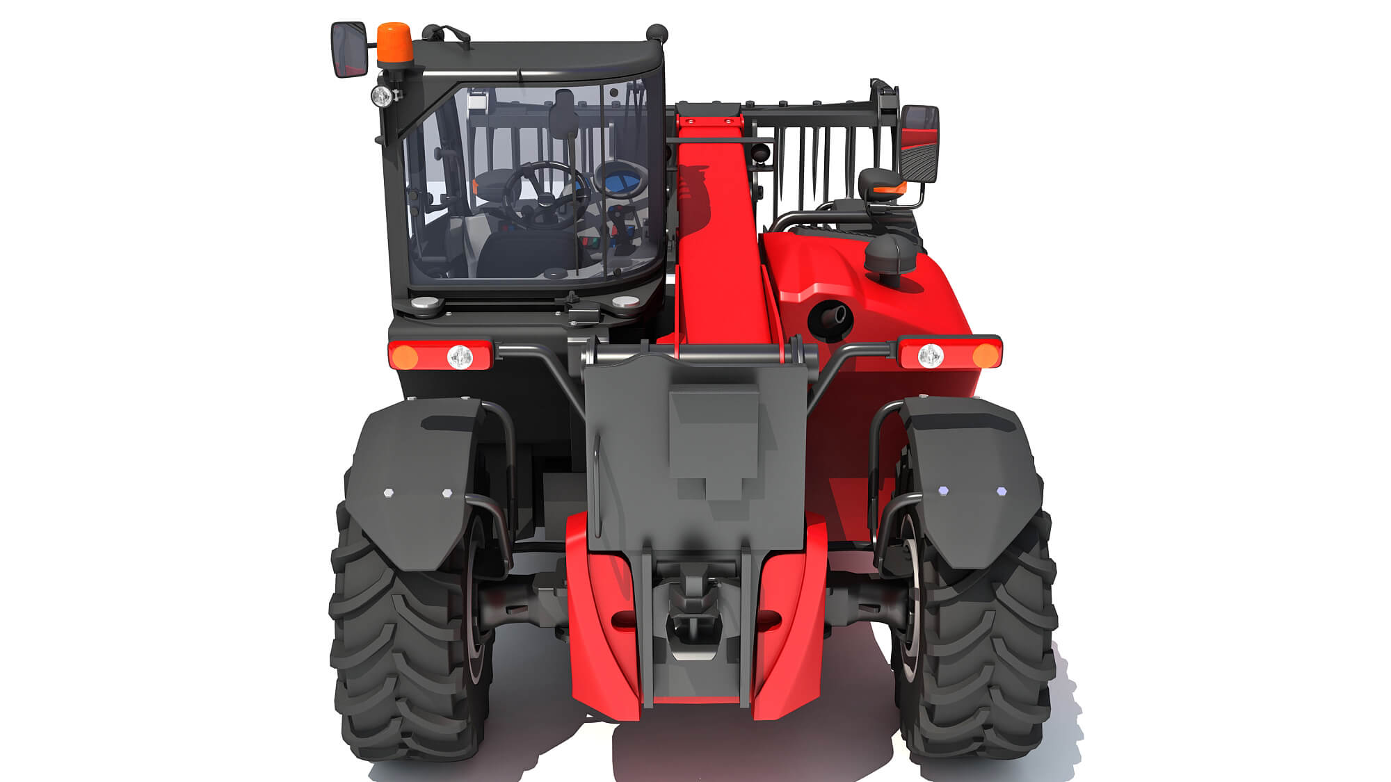 Hydraulic Telehandler Forklift - 3D Model by 3D Horse