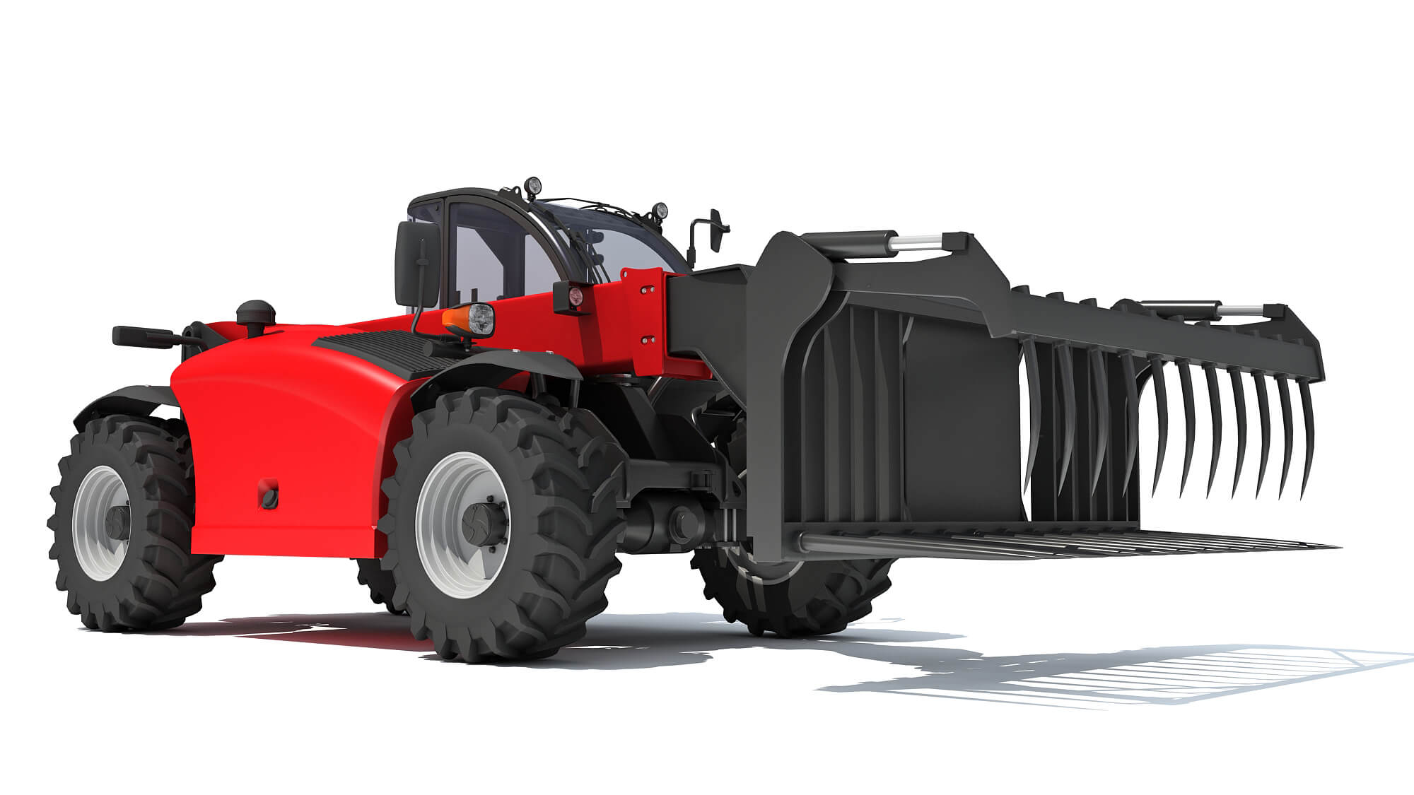 Hydraulic Telehandler Forklift - 3D Model by 3D Horse