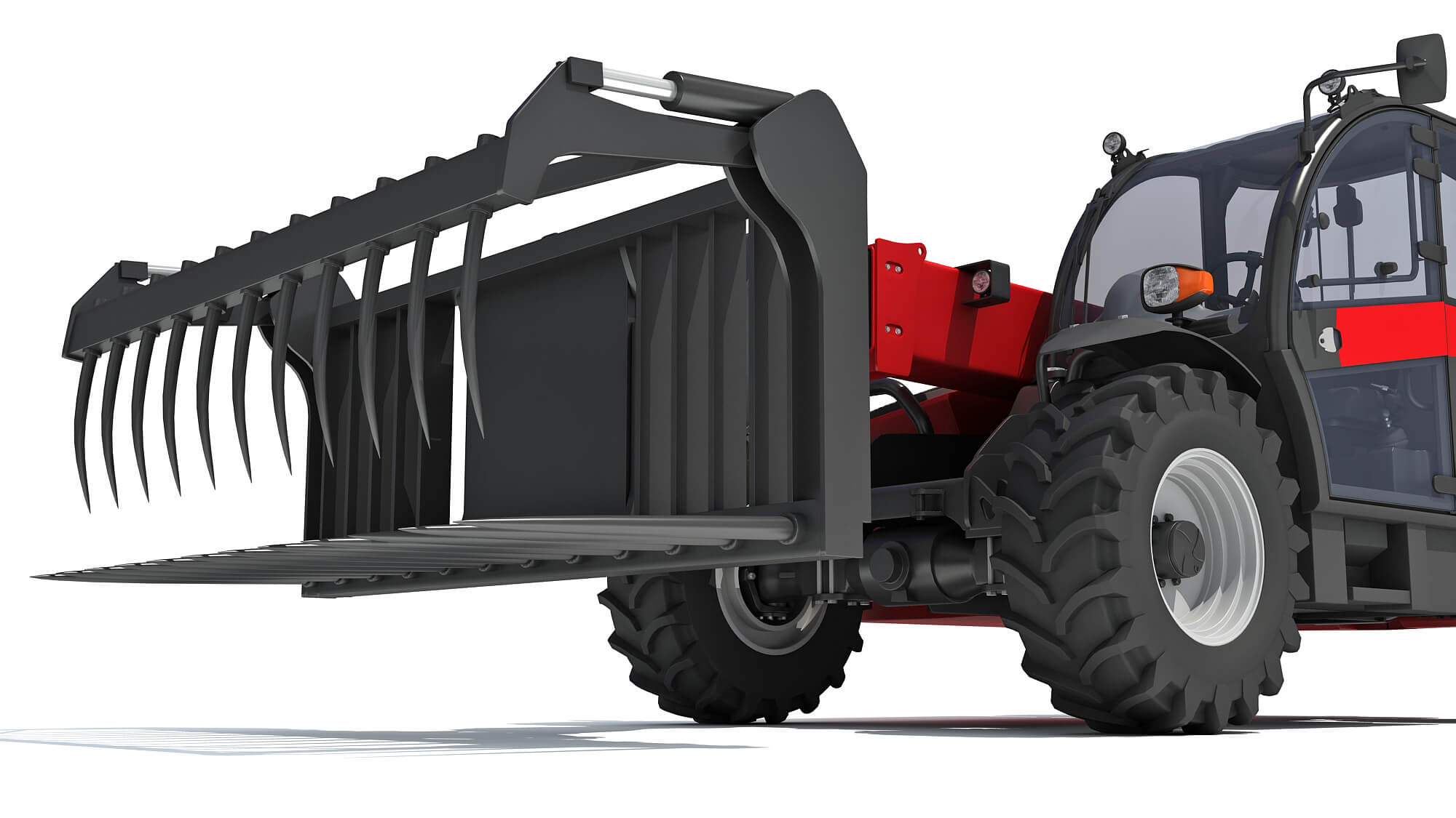 Hydraulic Telehandler Forklift - 3D Model by 3D Horse