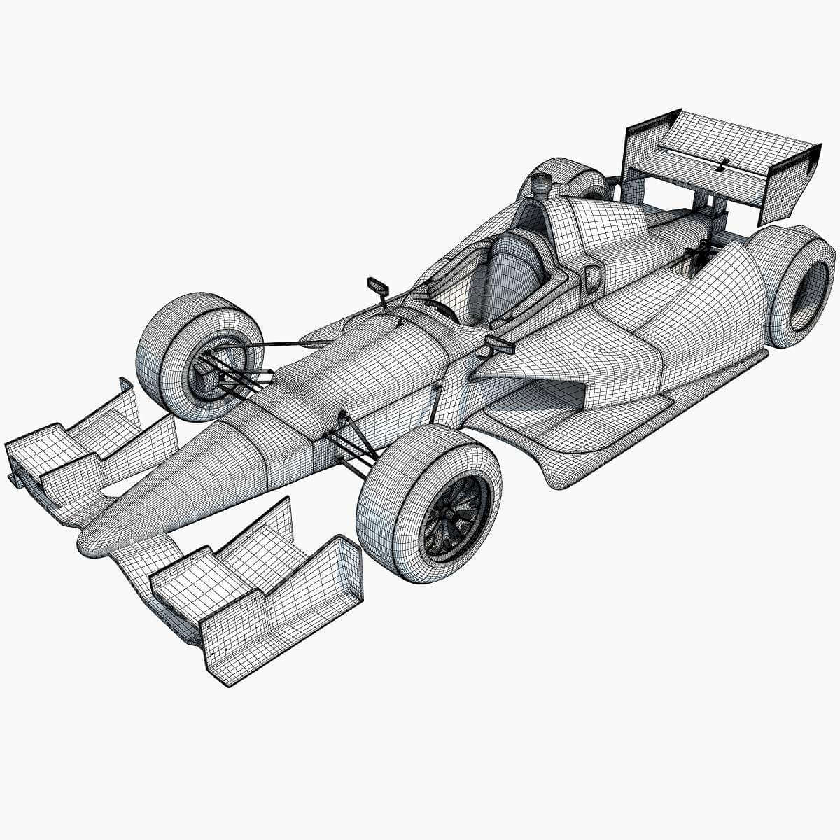 Indycar IZOD Race Car - 3D Model by 3D Horse