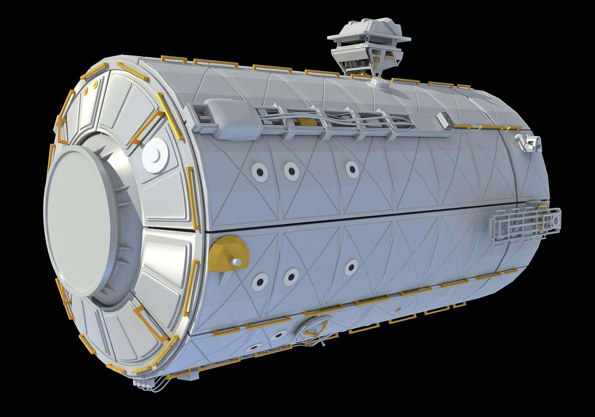 ISS International Space Station Module Destiny - 3D Model by 3D Horse