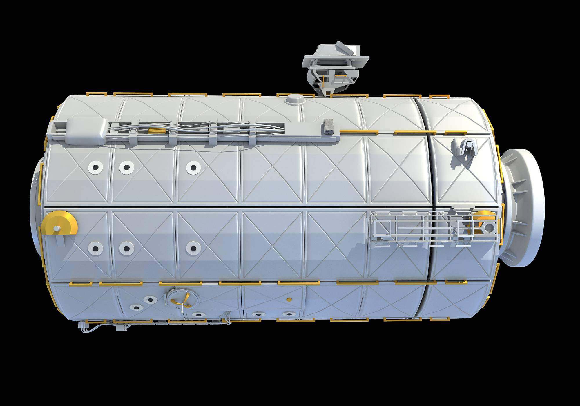 ISS International Space Station Module Destiny - 3D Model by 3D Horse