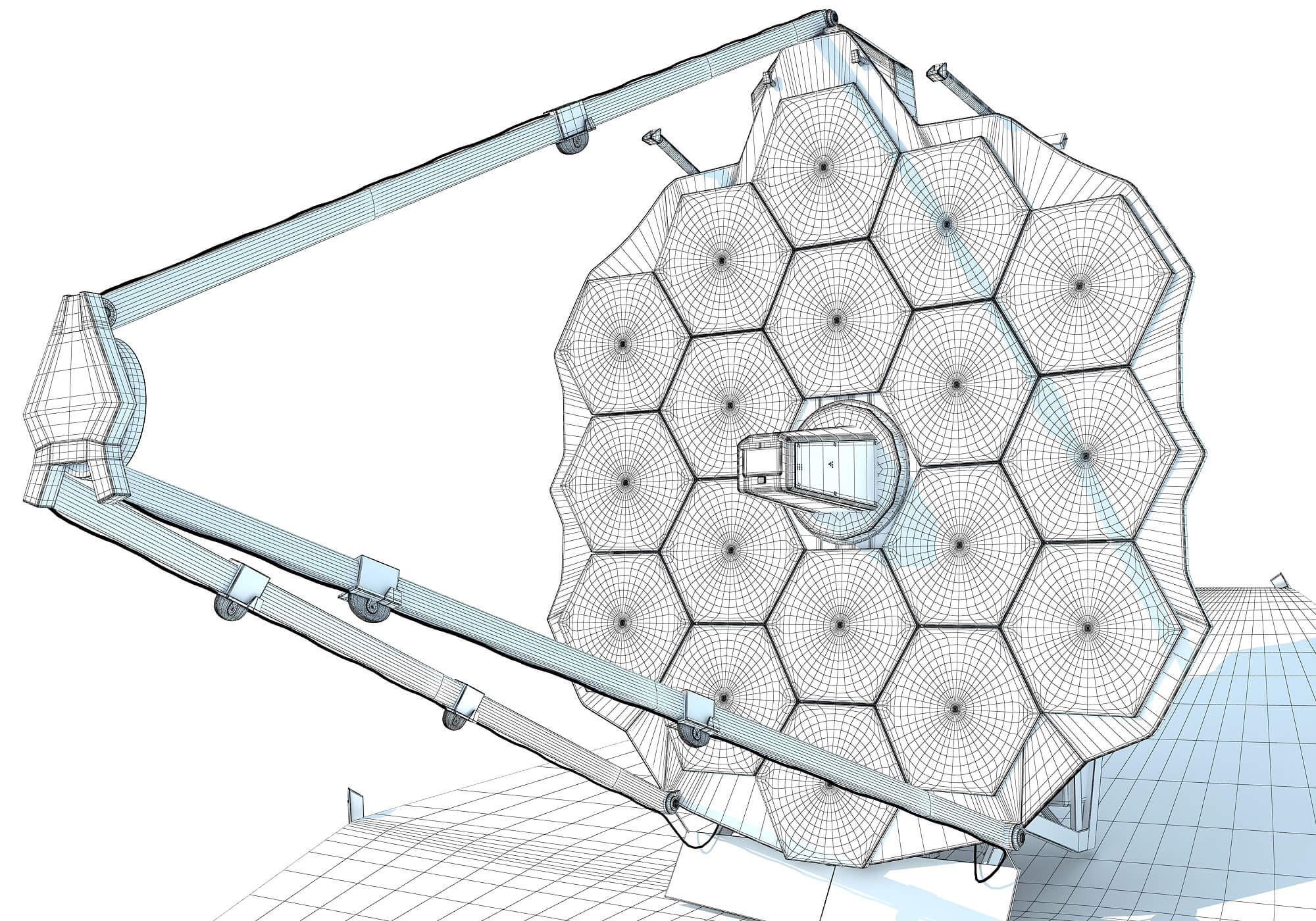 James Webb Space Telescope - 3D Model by 3D Horse