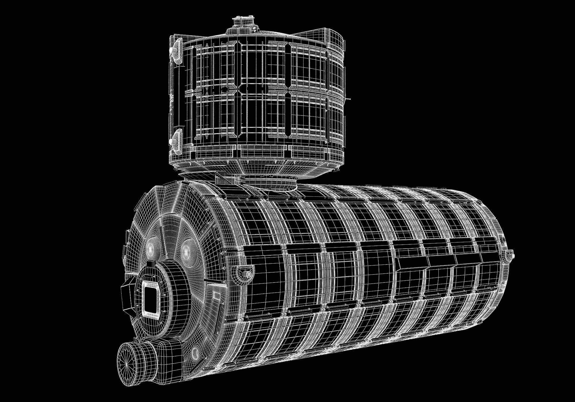 Japanese Experiment Module (JEM) Kibo - 3D Model by 3D Horse