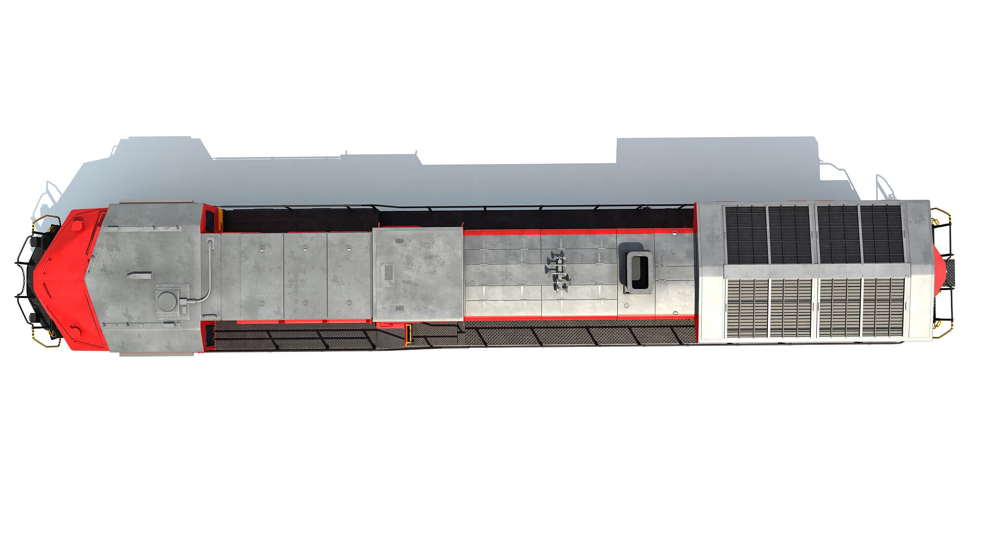 Kansas City Southern Locomotive - 3D Model by 3D Horse