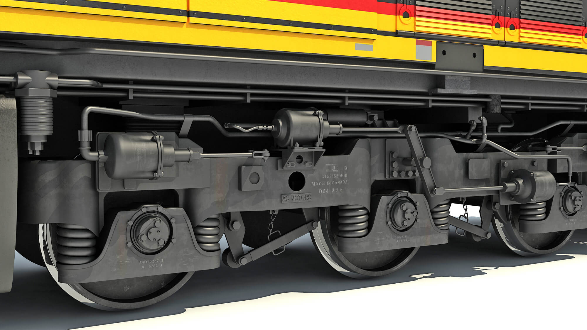 Kansas City Southern Locomotive - 3D Model by 3D Horse