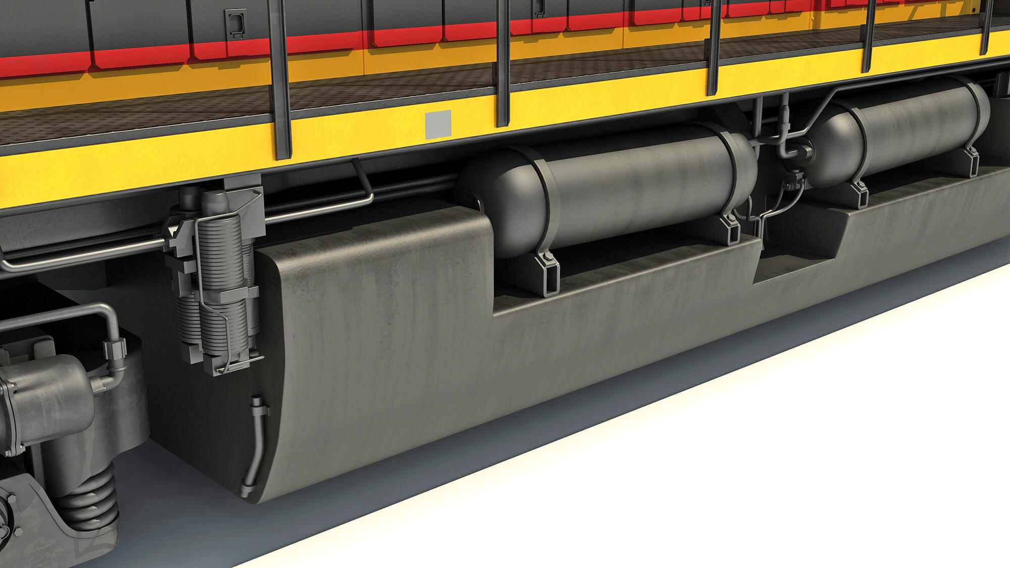 Kansas City Southern Locomotive - 3D Model by 3D Horse