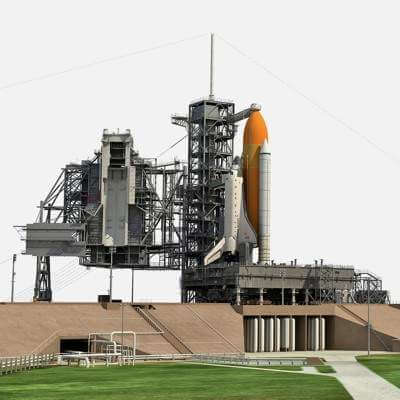 Kennedy Space Center Launch Complex 39-A 3D Model by 3D Horse