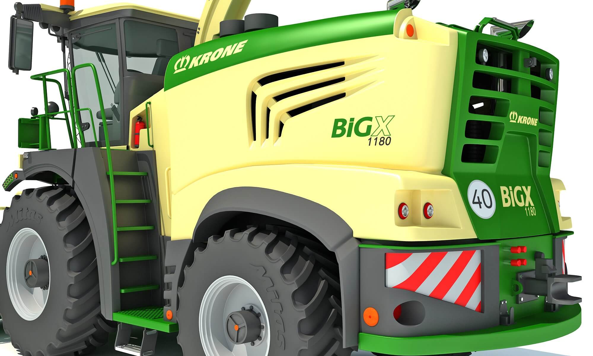 Krone Forage Harvester - 3D Model by 3D Horse