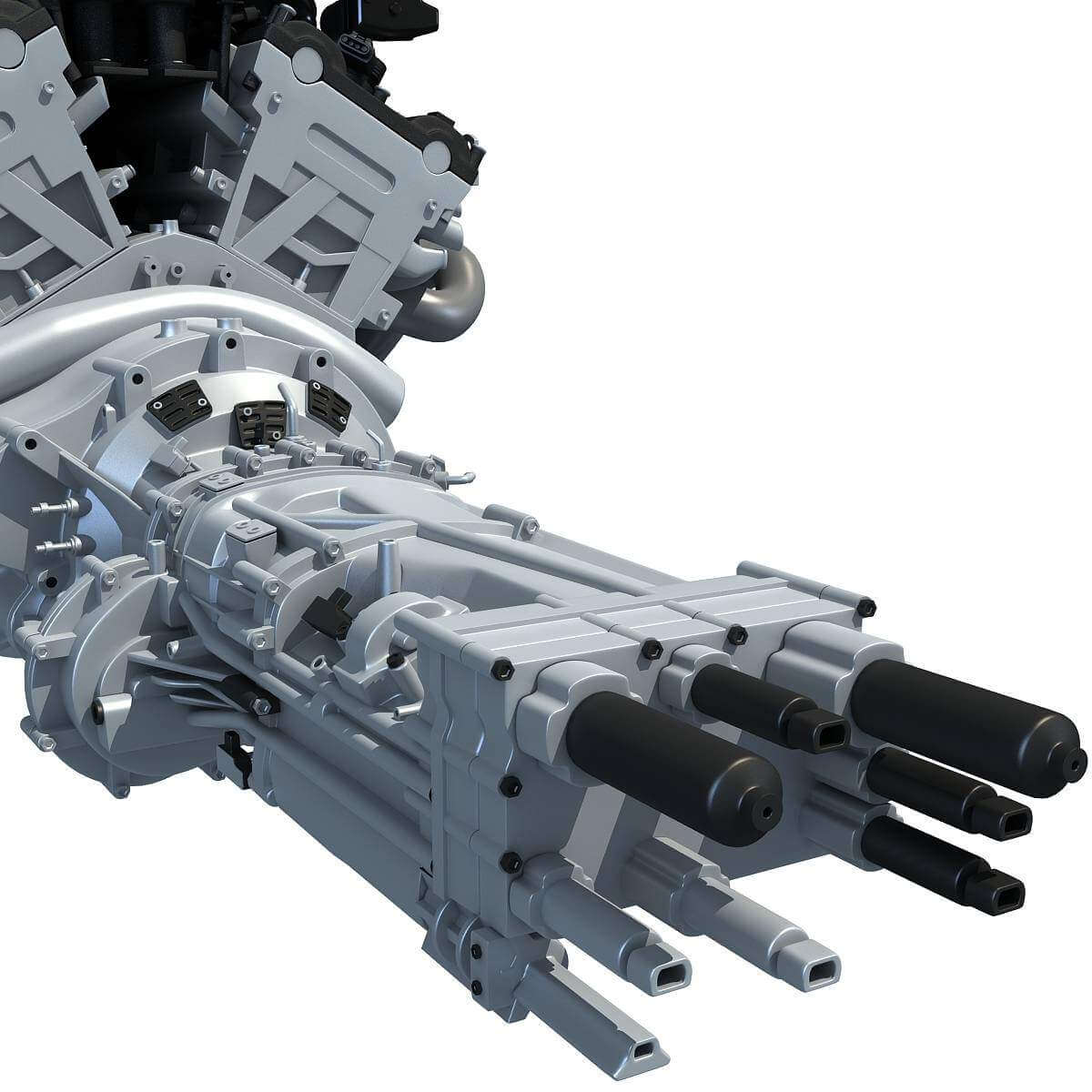 Lamborghini V12 Engine - 3D Model by 3D Horse