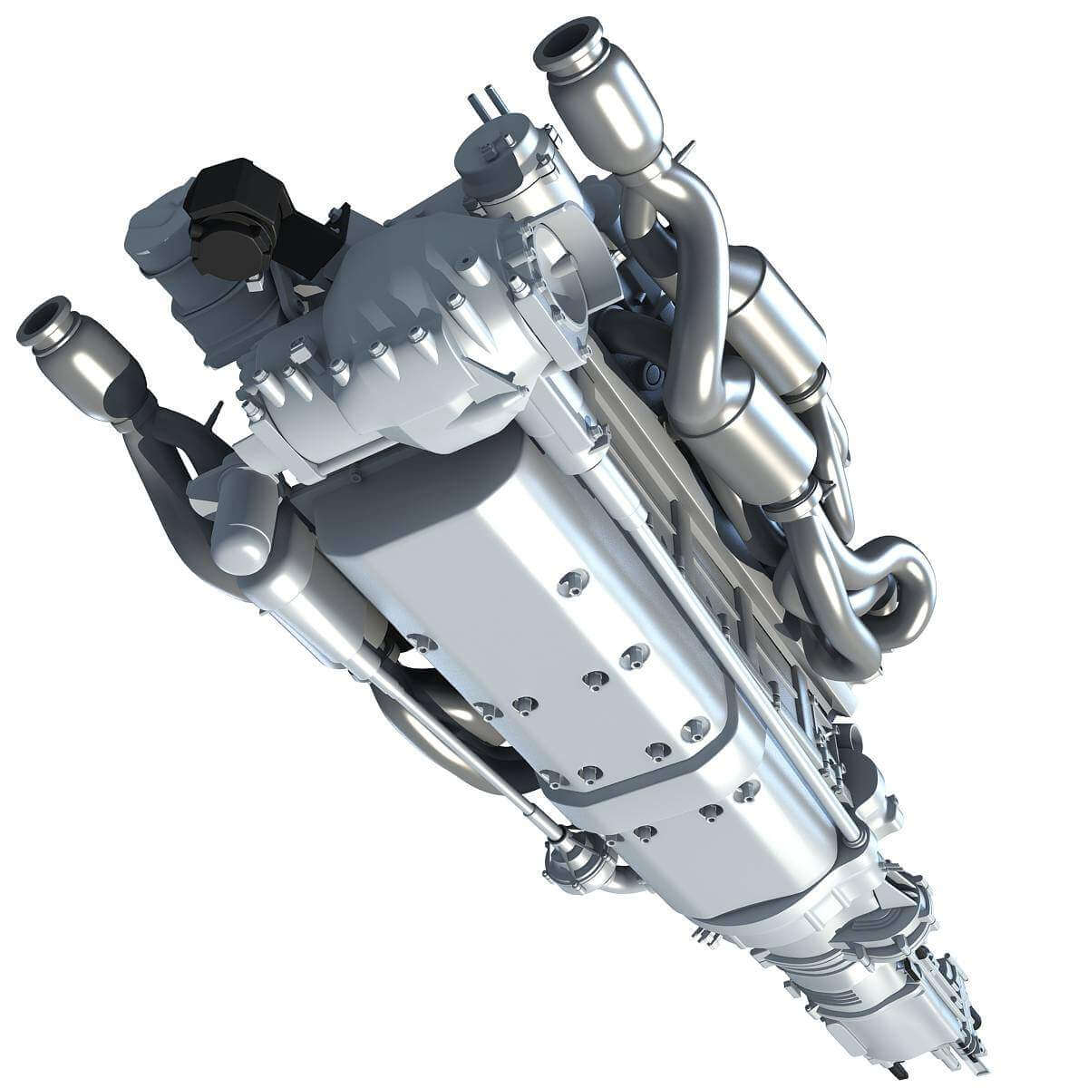 Lamborghini V12 Engine - 3D Model by 3D Horse