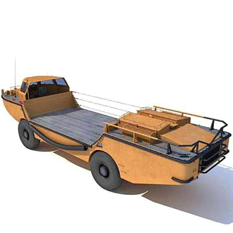 LARC-V Amphibious Vehicle 3D Model by 3D Horse