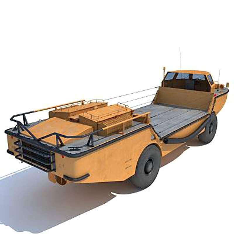 LARC-V Amphibious Vehicle 3D Model by 3D Horse