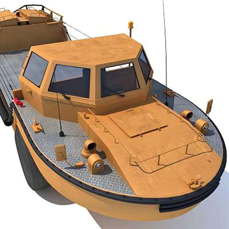 LARC-V Amphibious Vehicle 3D Model by 3D Horse