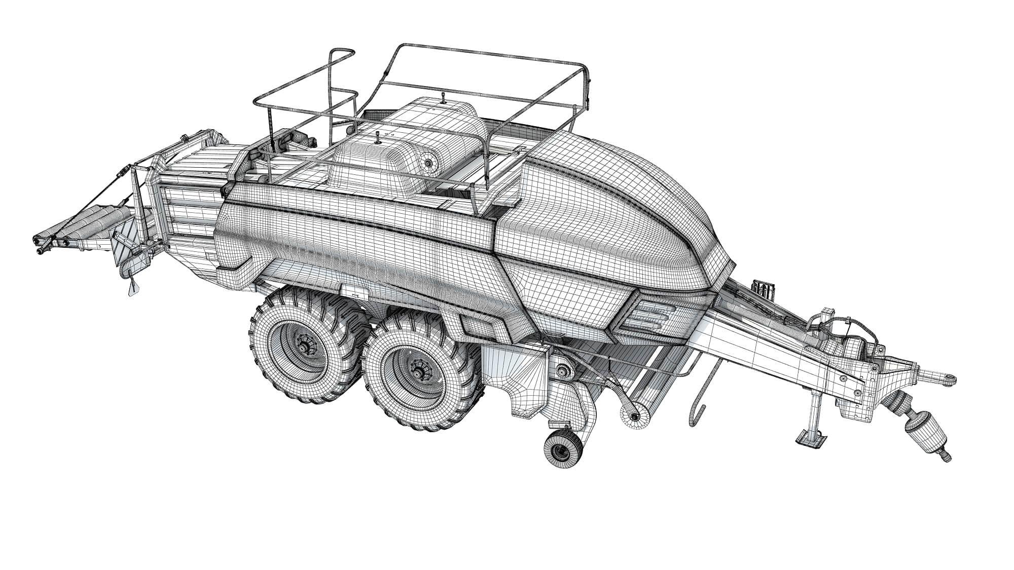 Large Square Baler - 3D Model by 3D Horse