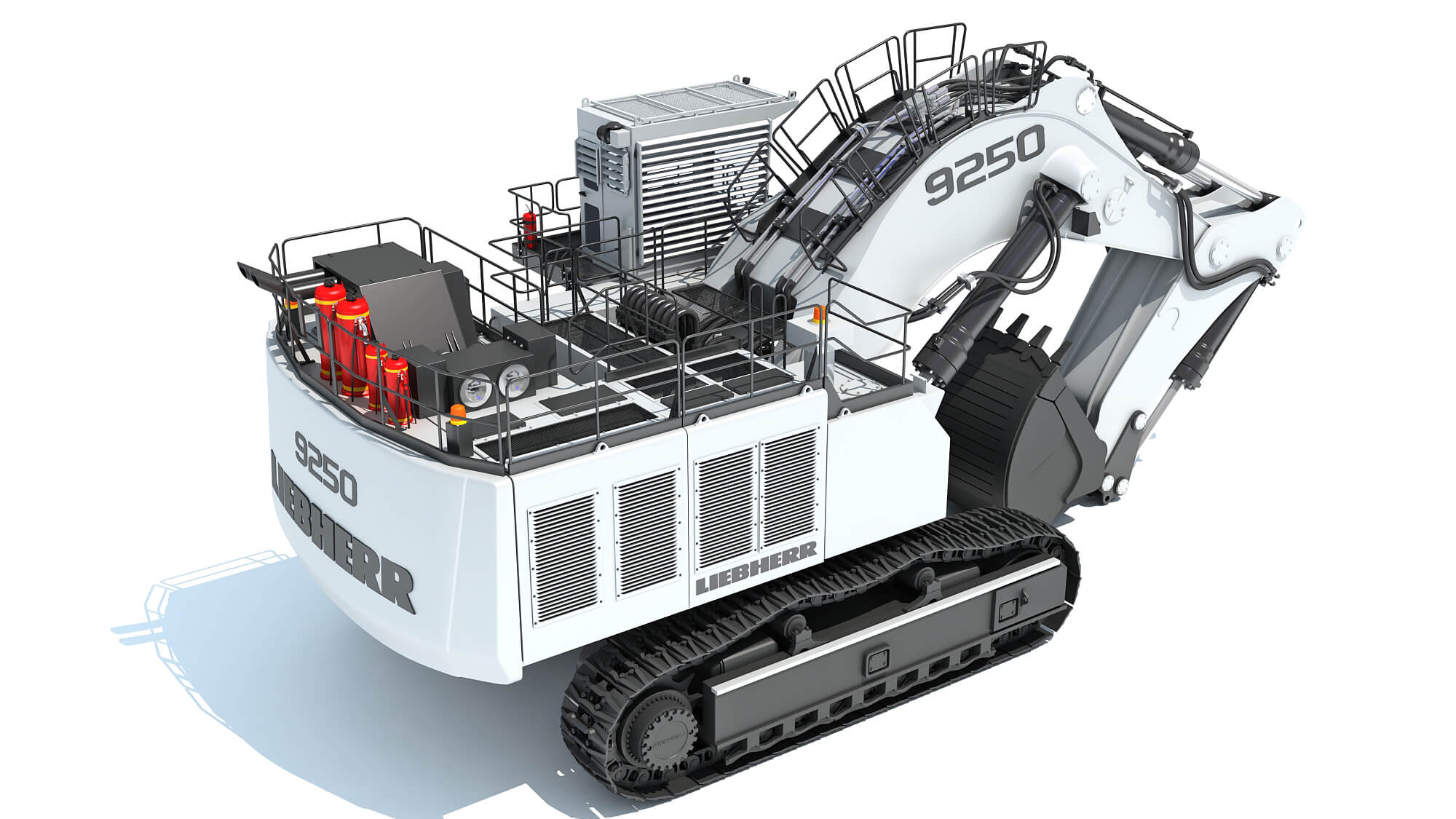 Liebherr Mining Excavator - 3D Model by 3D Horse
