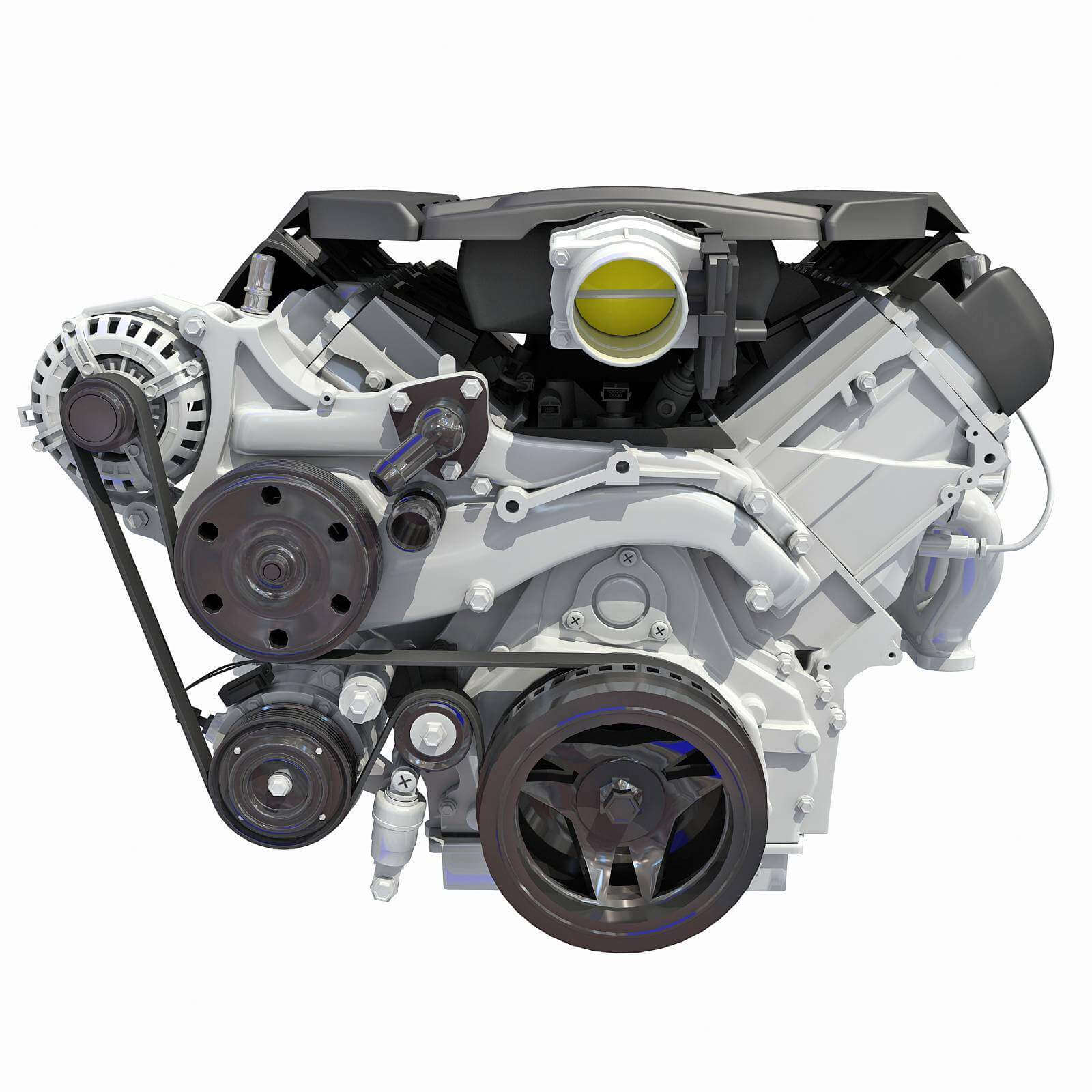 Light Version V8 Engine - 3D Model by 3D Horse