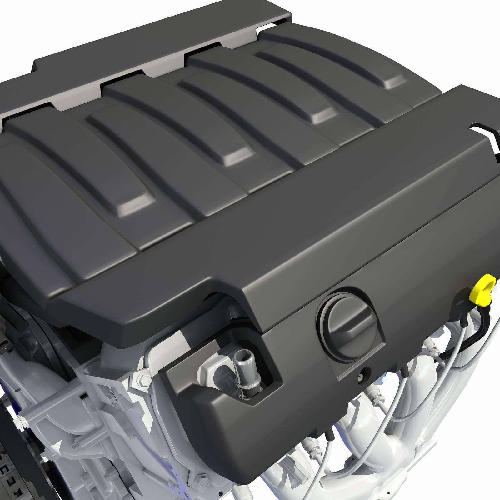 Light Version V8 Engine - 3D Model by 3D Horse
