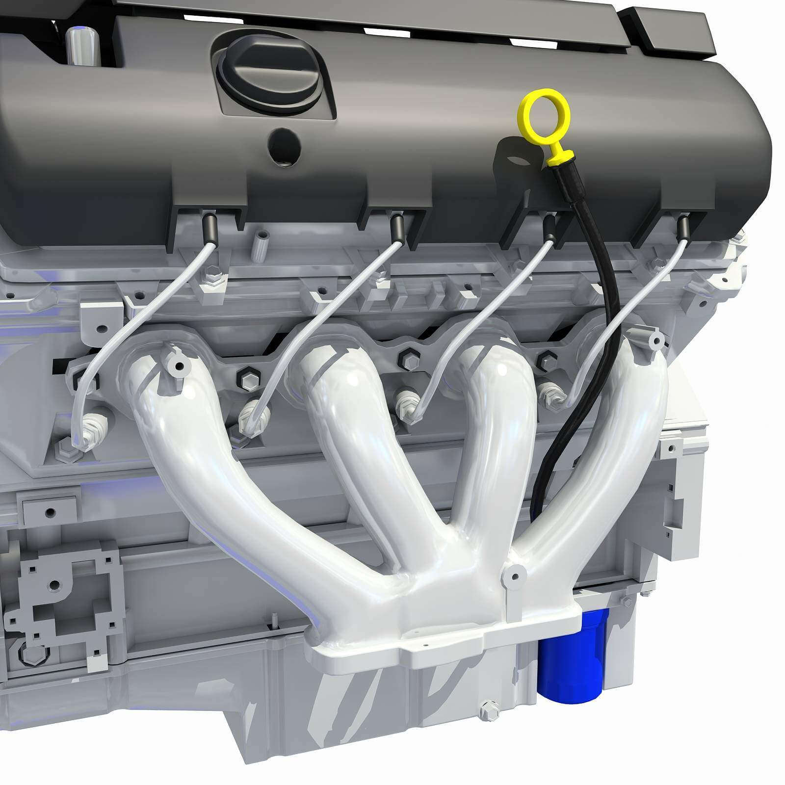 Light Version V8 Engine - 3D Model by 3D Horse
