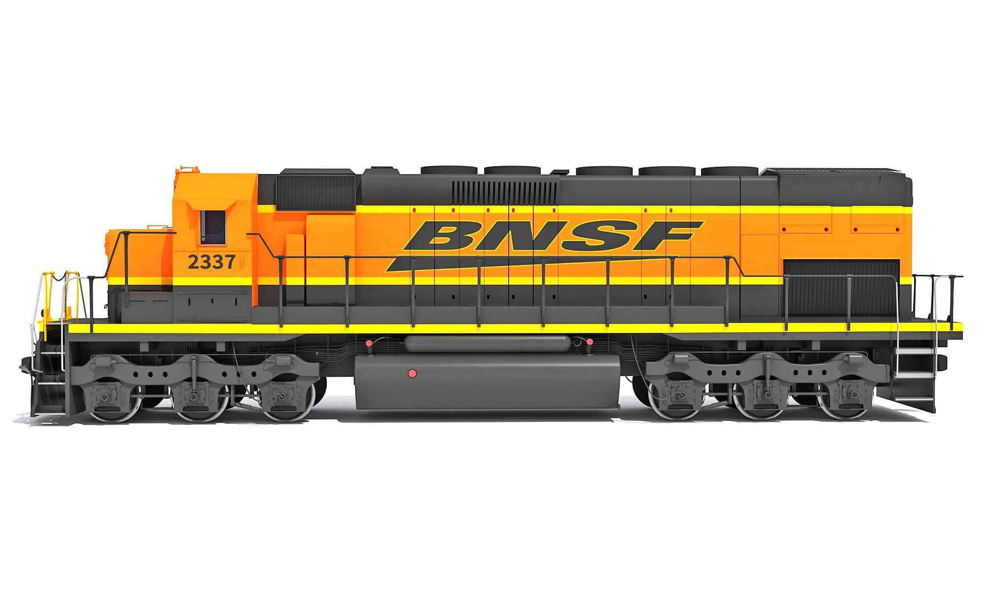 Locomotive BNSF - 3D Model by 3D Horse