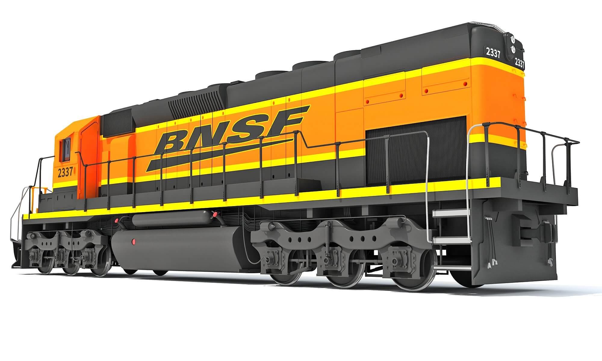 Locomotive BNSF - 3D Model by 3D Horse