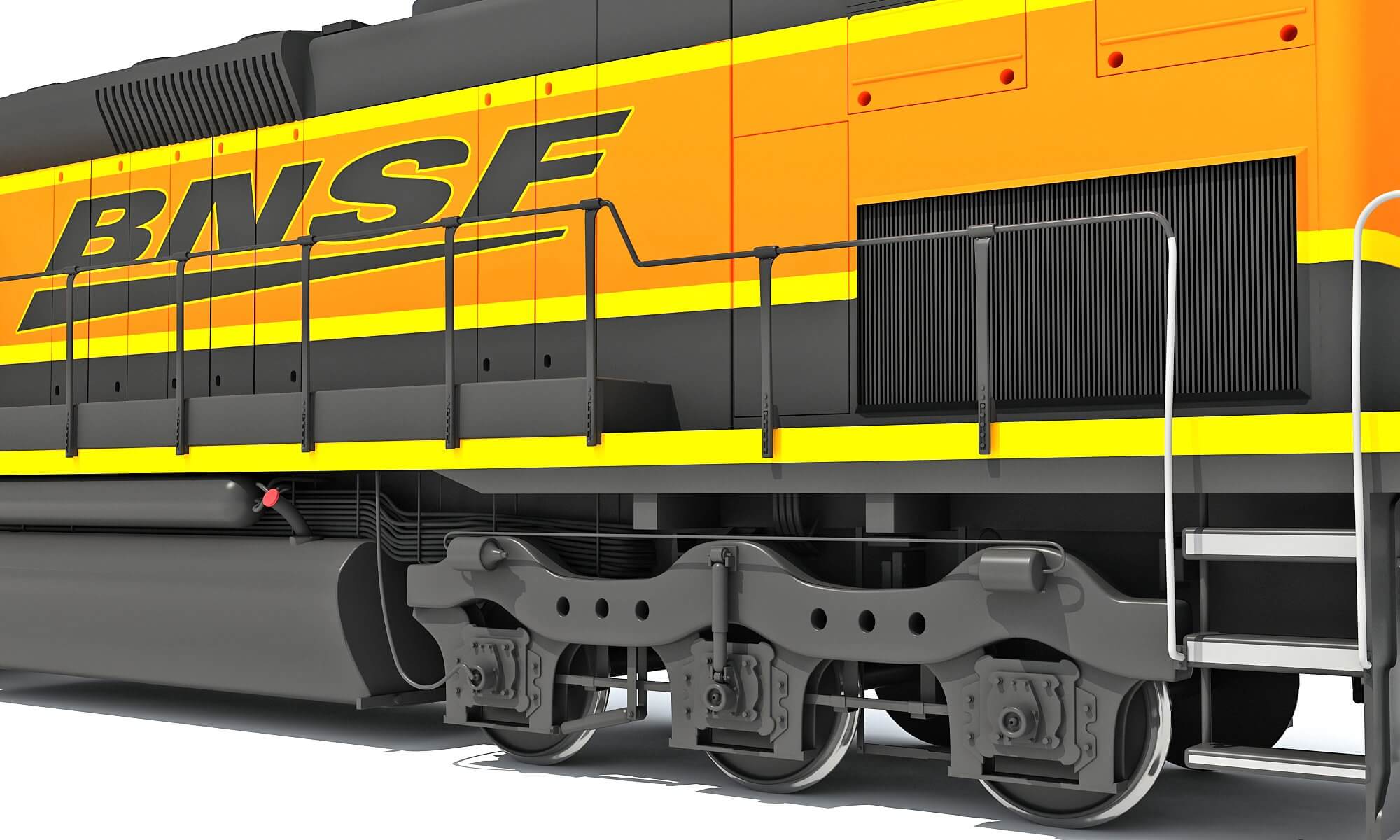Locomotive BNSF - 3D Model by 3D Horse