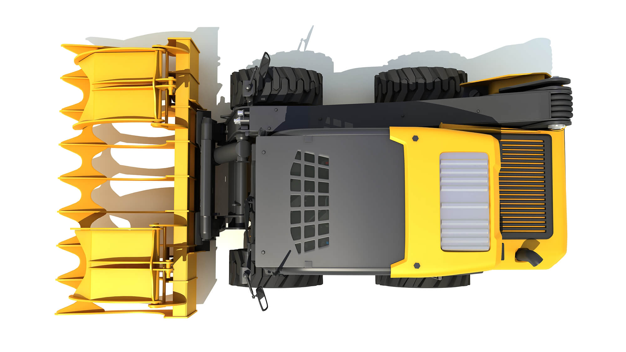 Log Fork Skid Steer Loader - 3D Model by 3D Horse